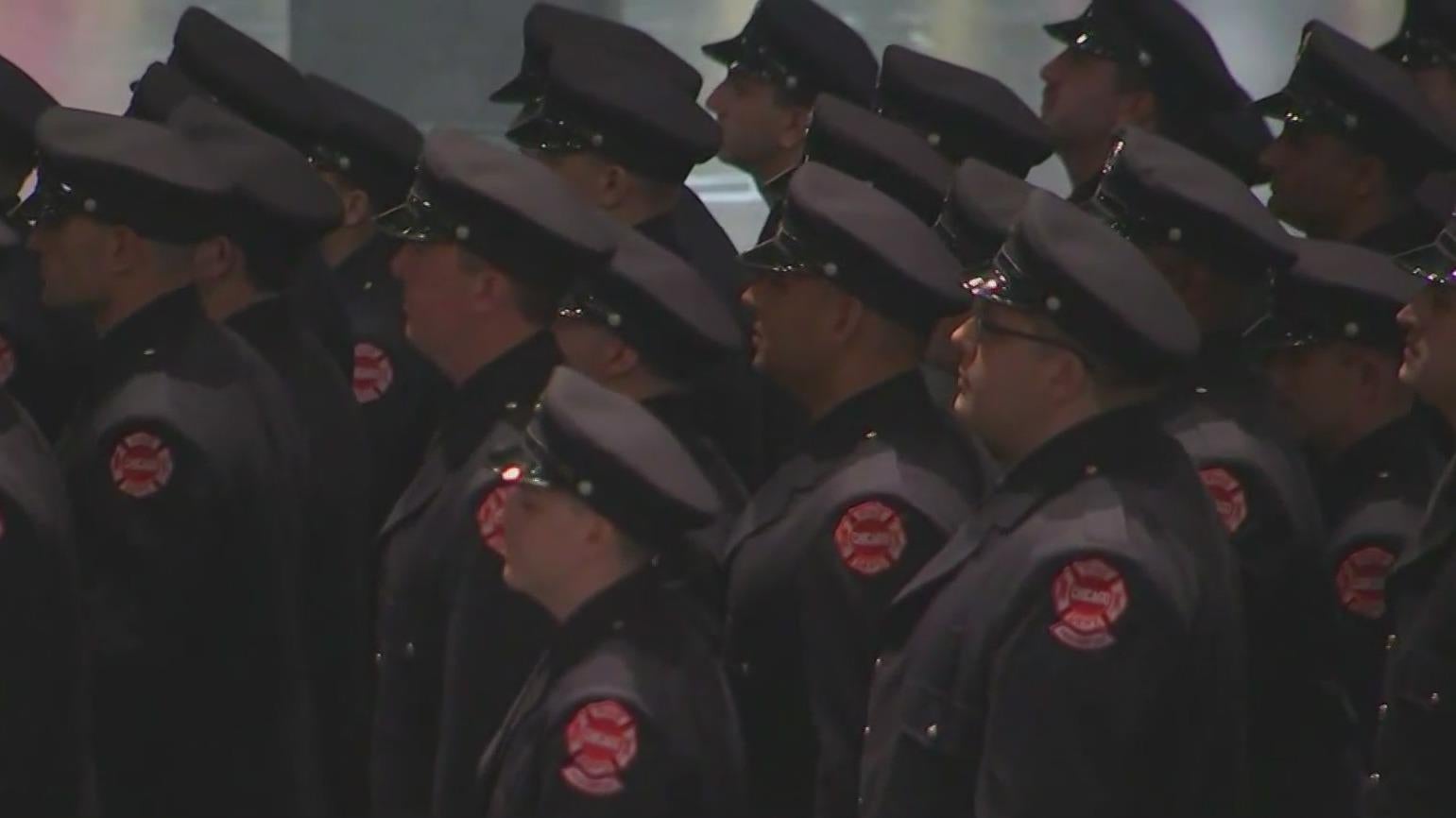 CFD new class of graduating firefighters, paramedics - CBS Chicago