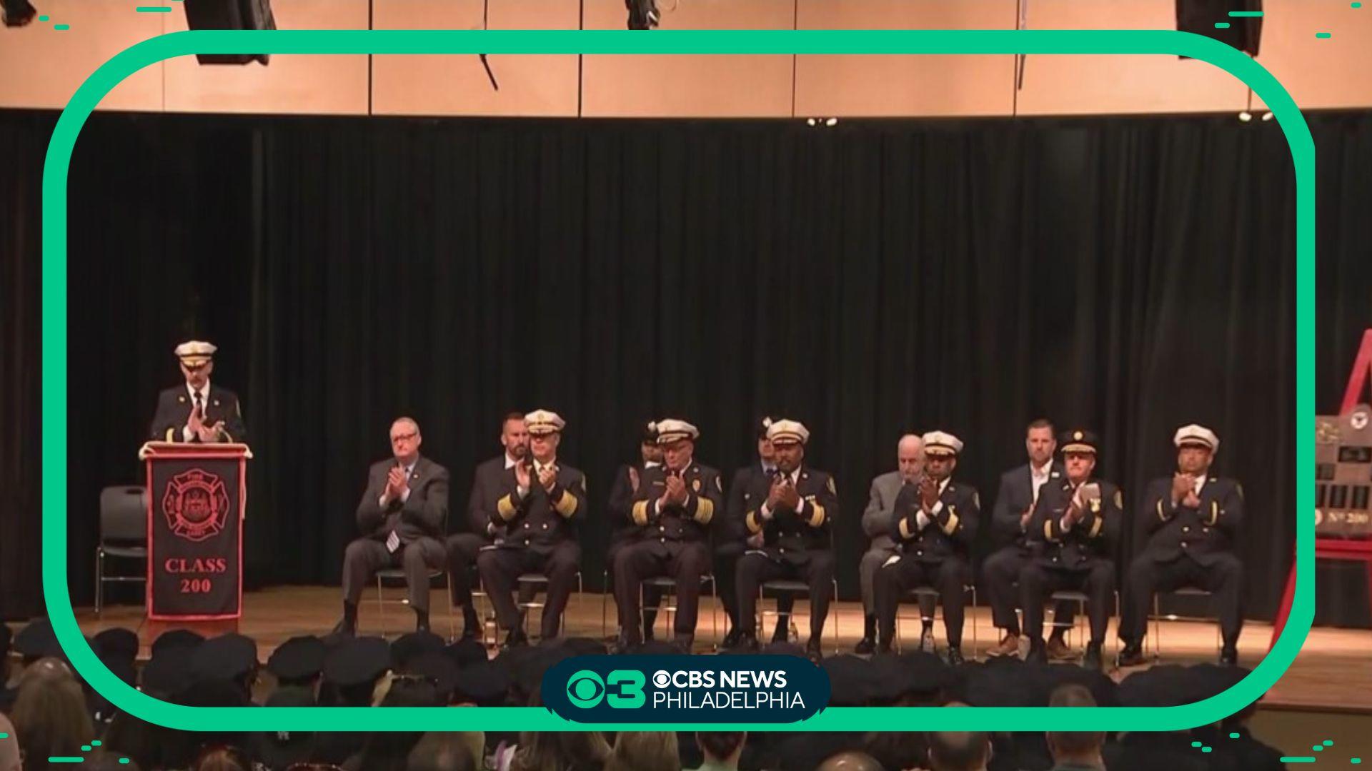 New class of Philadelphia firefighters graduates from the academy - CBS ...