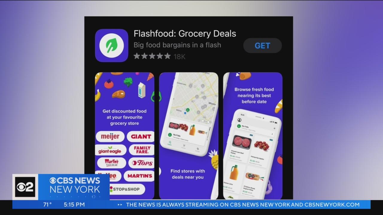 Flashfood app offers discounts on groceries nearing best-by date - CBS ...