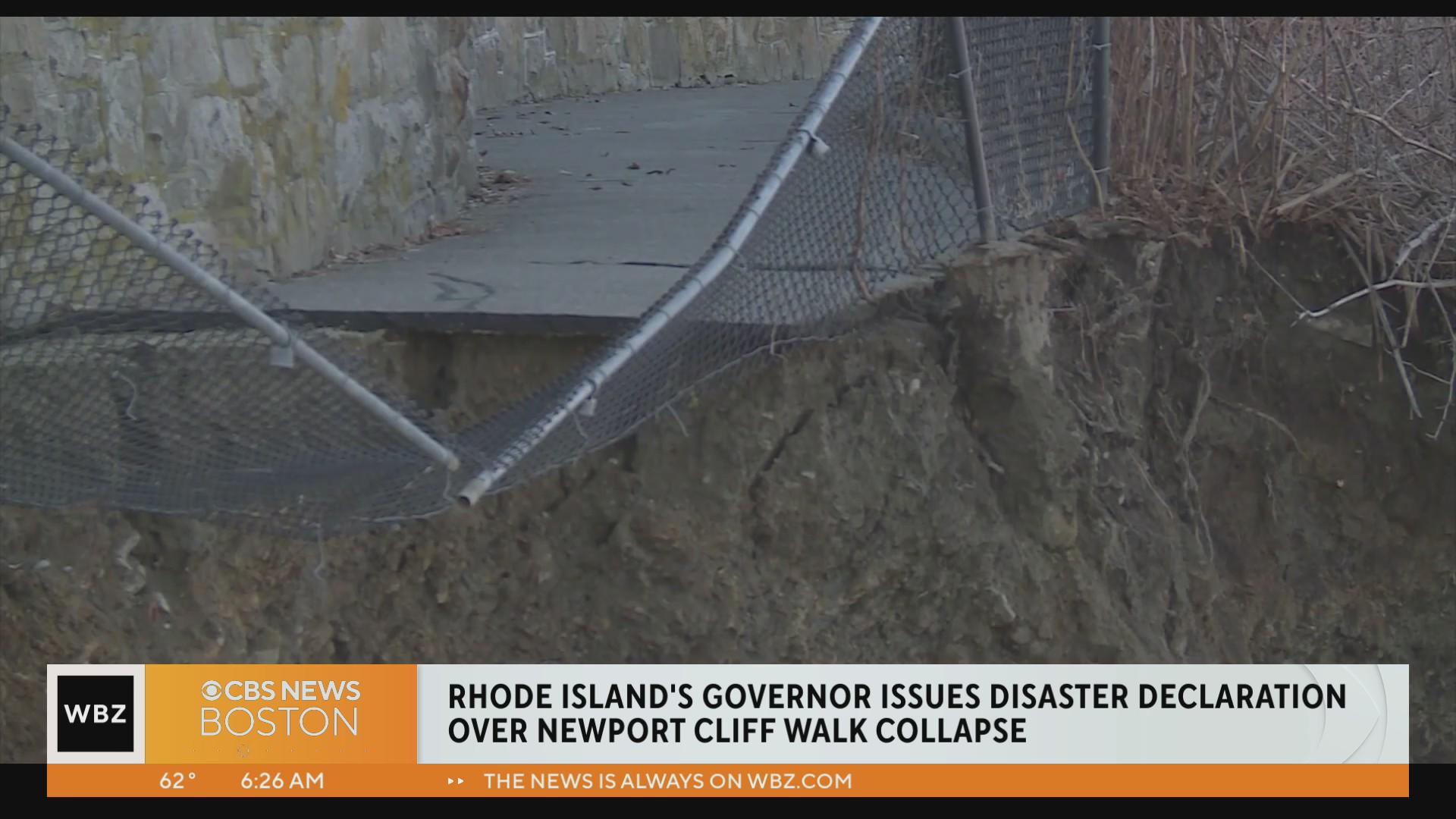 Rhode Island seeking millions in disaster aid for damaged Newport Cliff ...