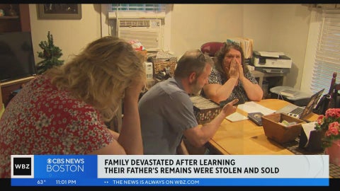 Family devastated father's remains were stolen from Harvard, sold - CBS ...