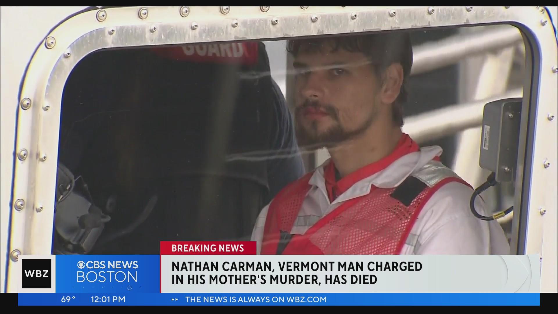 Nathan Carman, charged with killing mother in 2016 at sea, dies - CBS News