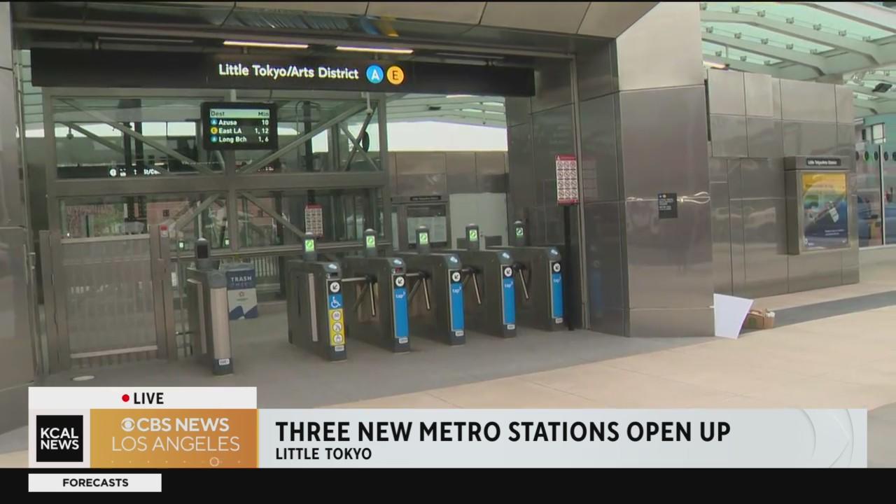 LA Metro celebrates opening three new stations connecting the mountains ...