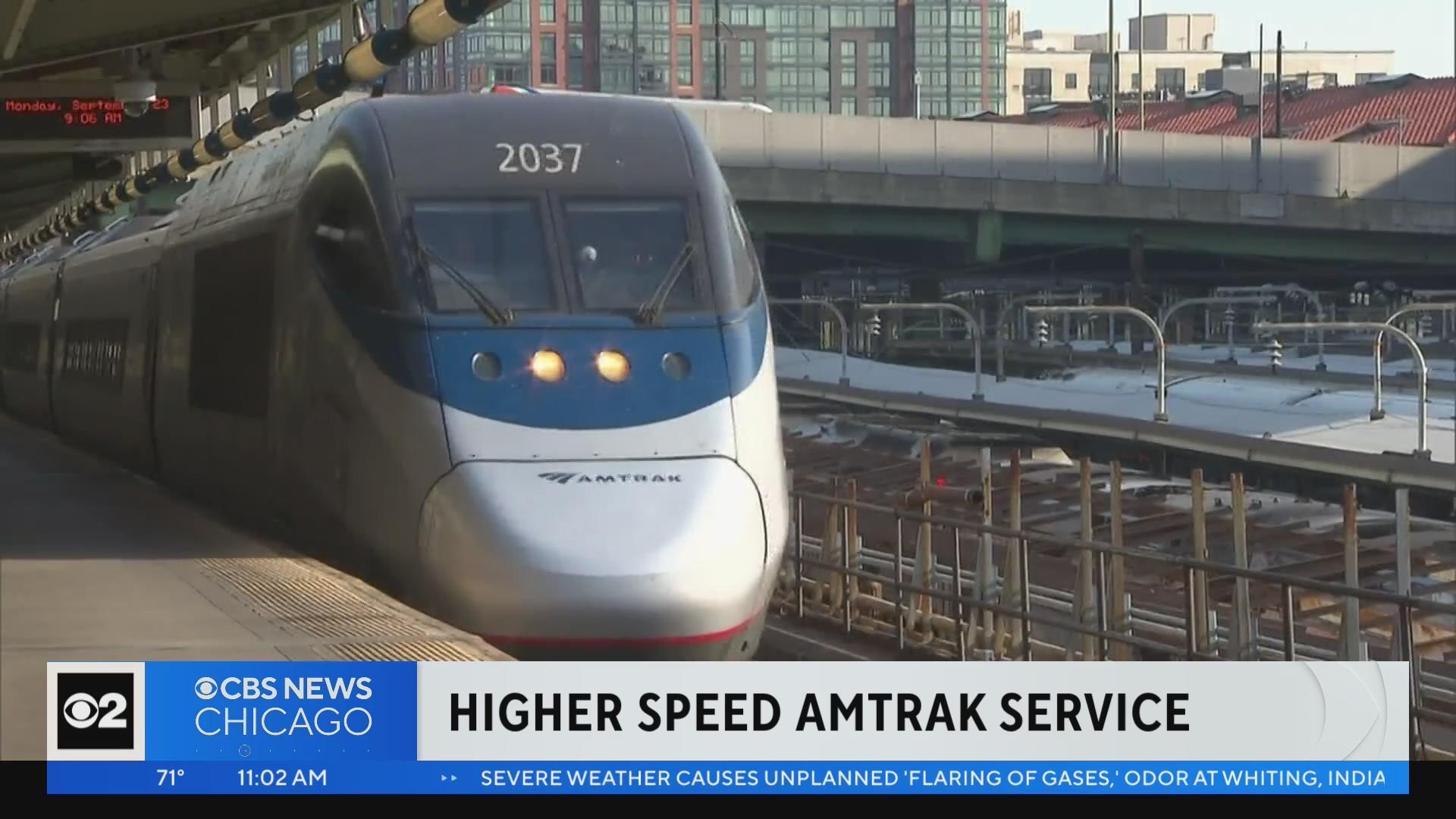 Amtrak to begin running 110 mph trains from Chicago to St. Louis - CBS Chicago