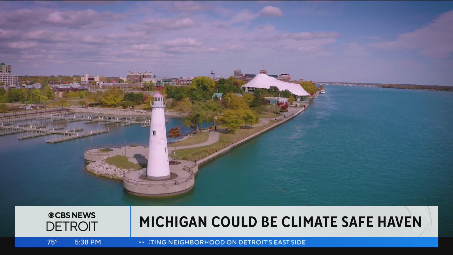 Michigan could become a climate safe haven - CBS Detroit