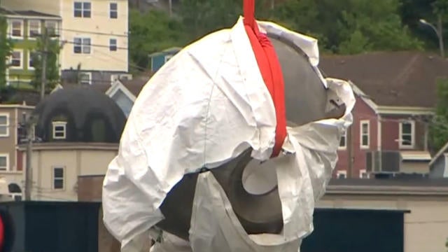 See photos of recovered Titan sub debris after "catastrophic implosion ...