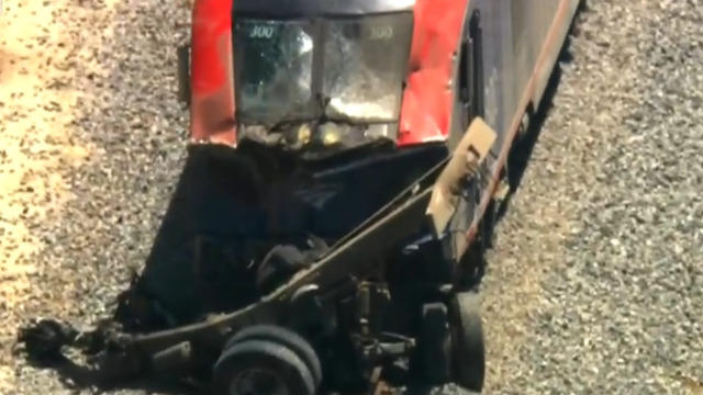 Amtrak train in California partially derails after colliding with truck ...