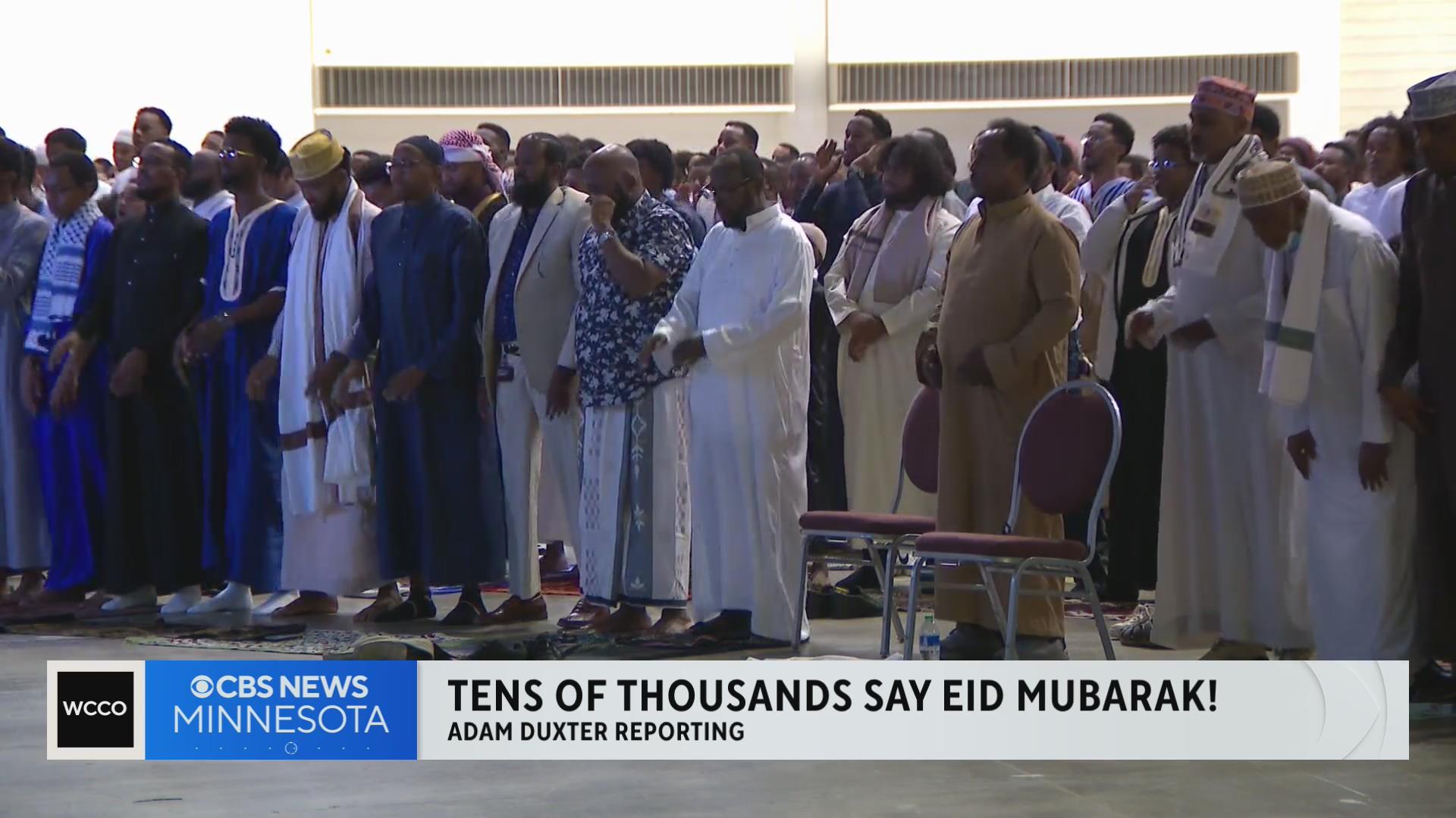 Tens of thousands of Muslims celebrate Eid al-Adha at Minneapolis ...