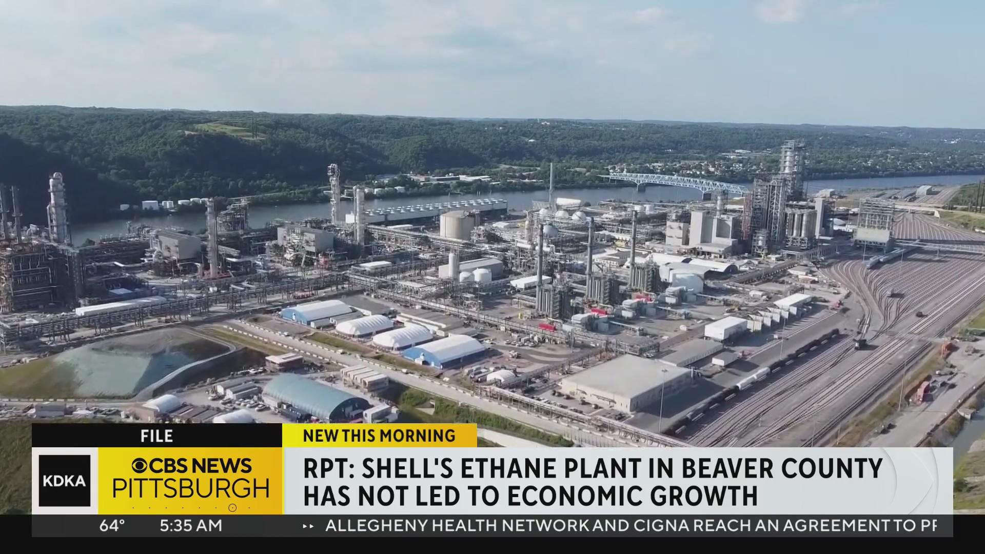 Report: Shell cracker plant in Beaver Co. has not led to economic ...
