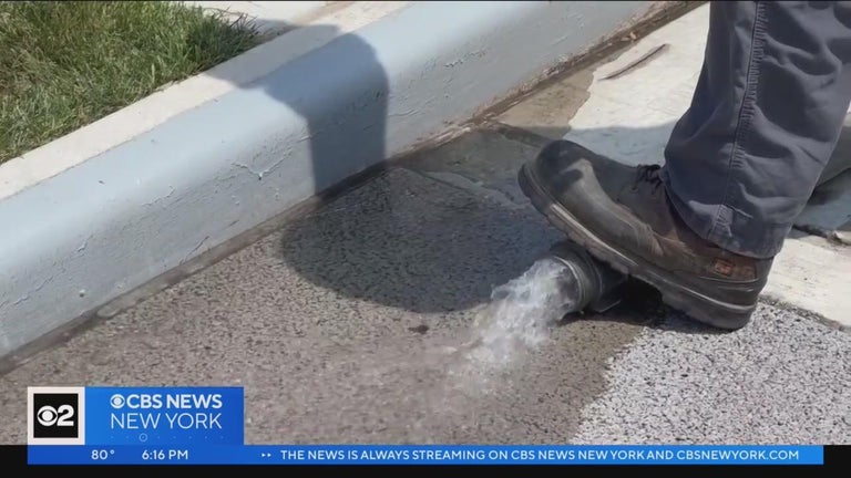 Permeable concrete installed in the Rockaways to reduce flooding from ...