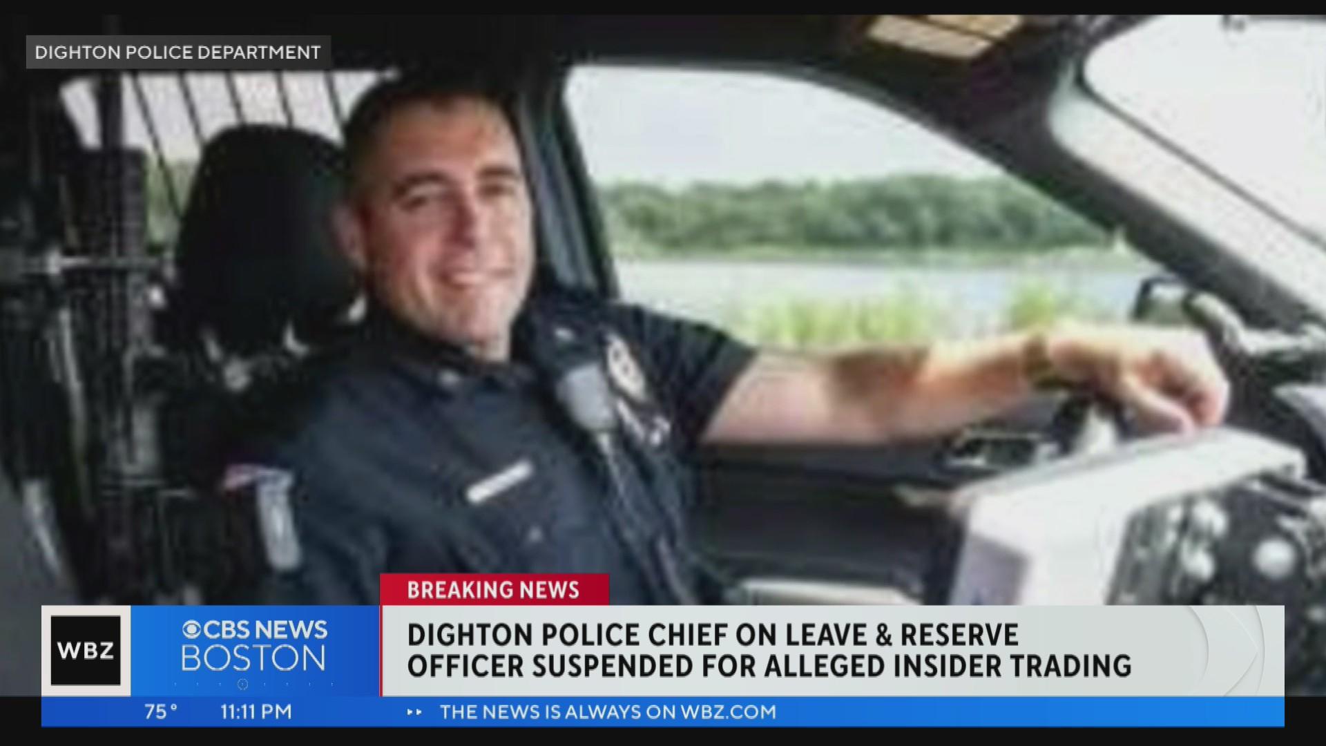 Dighton Police Chief Shawn Cronin, reserve officer charged with insider ...