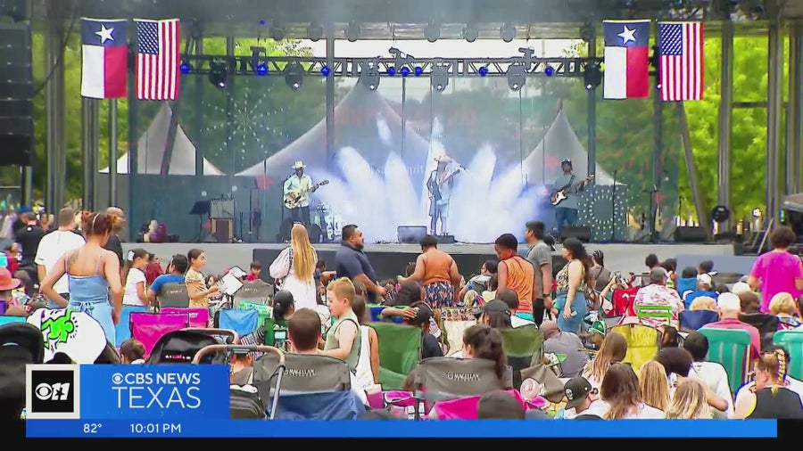 Dallas kicks off Fourth of July weekend at Klyde Warren Park - CBS Texas