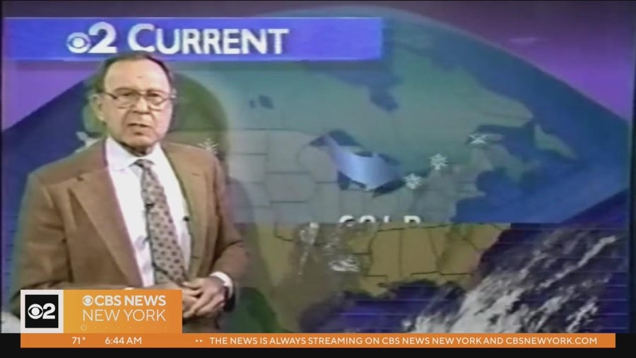 Legendary weatherman Dr. Frank Field dies at 100 - CBS New York