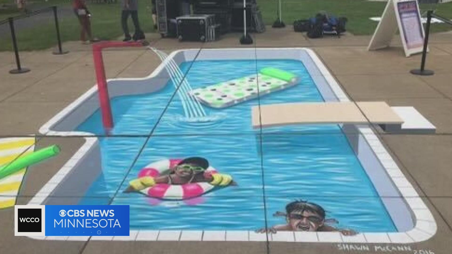 3D chalk art dazzles all at Delano's Fourth of July celebration - CBS Minnesota