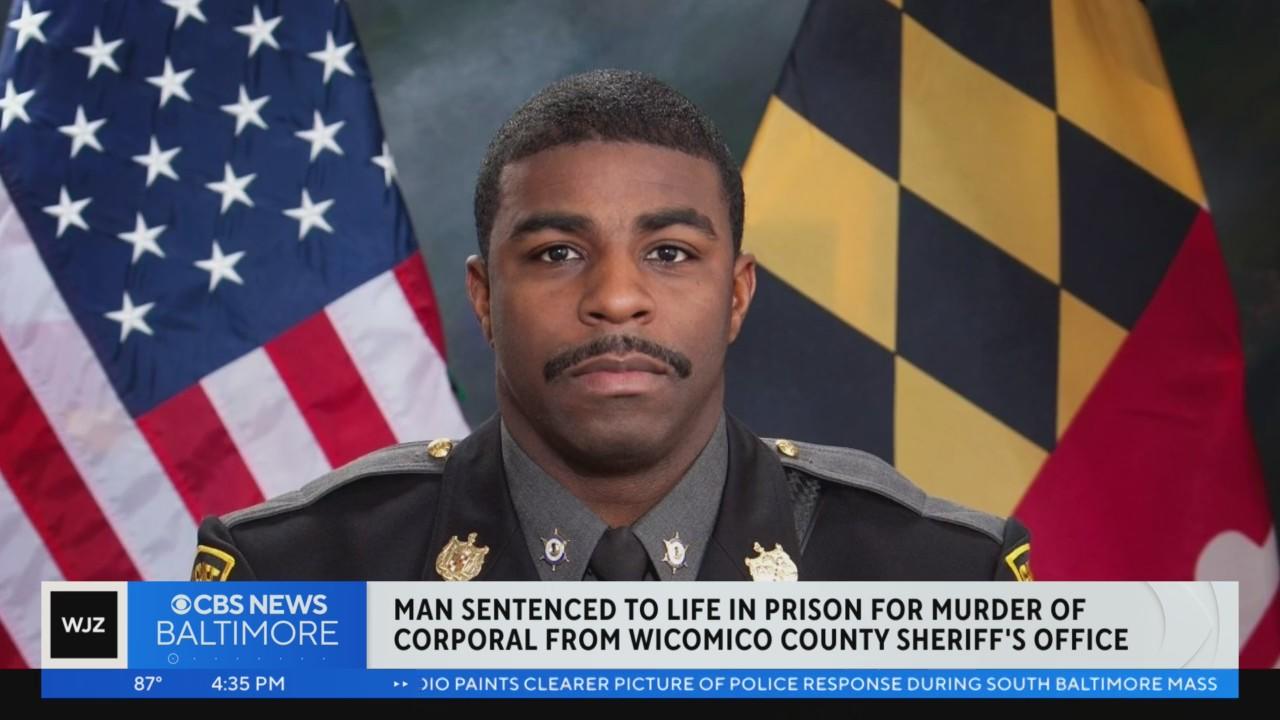 Man handed life sentence for 2022 murder of Wicomico County deputy - CBS Baltimore