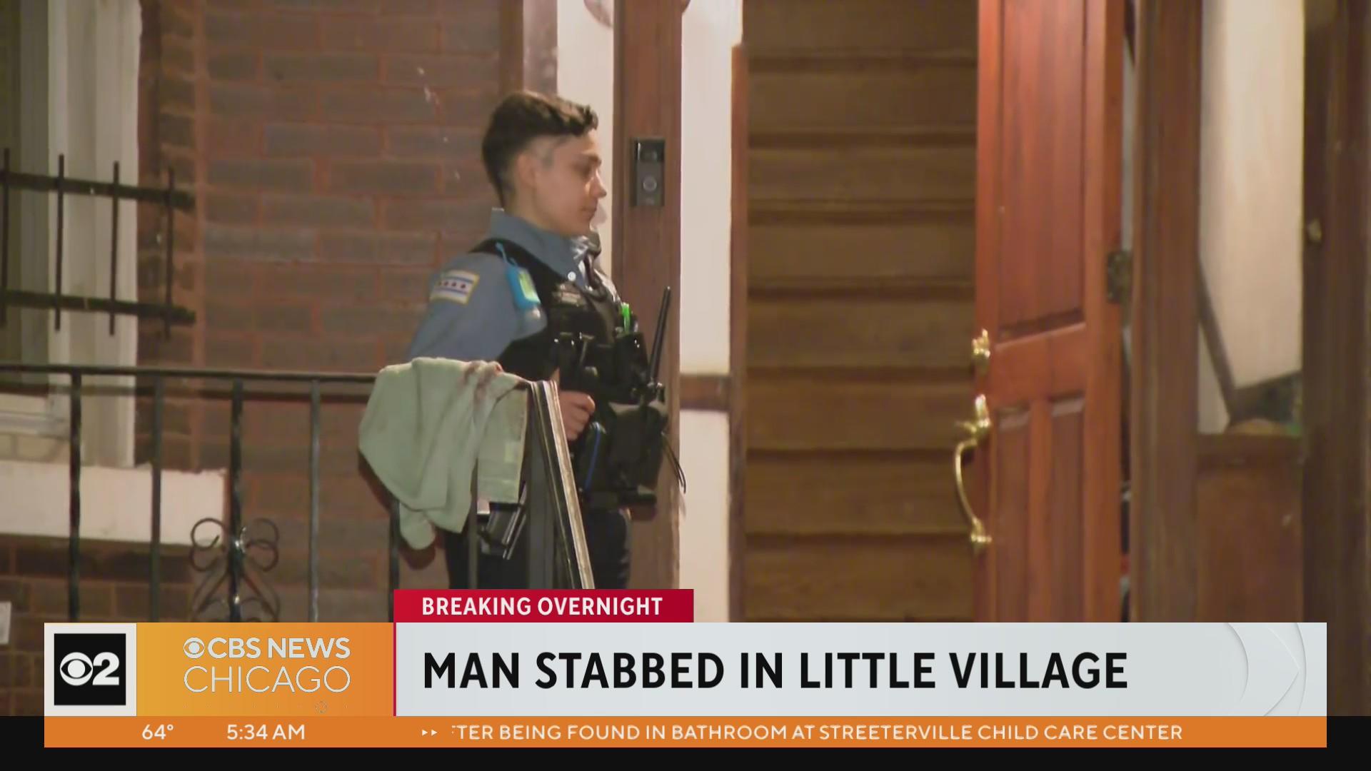 Man stabbed inside Little Village home - CBS Chicago