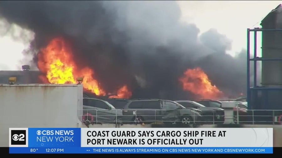 New Jersey ship blaze that killed 2 firefighters finally extinguished ...