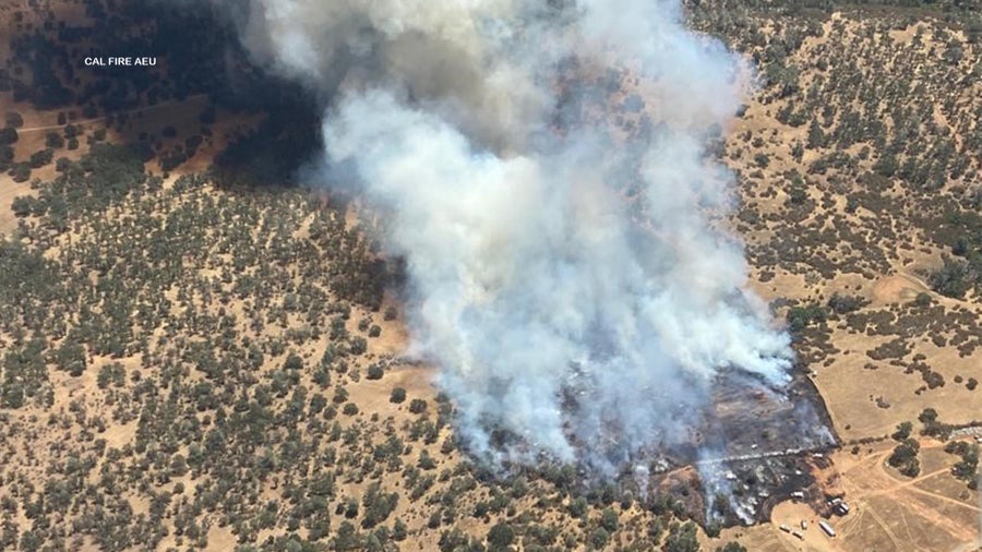 Cal Fire crews stop forward progress of 56-acre wildfire near Ione in ...