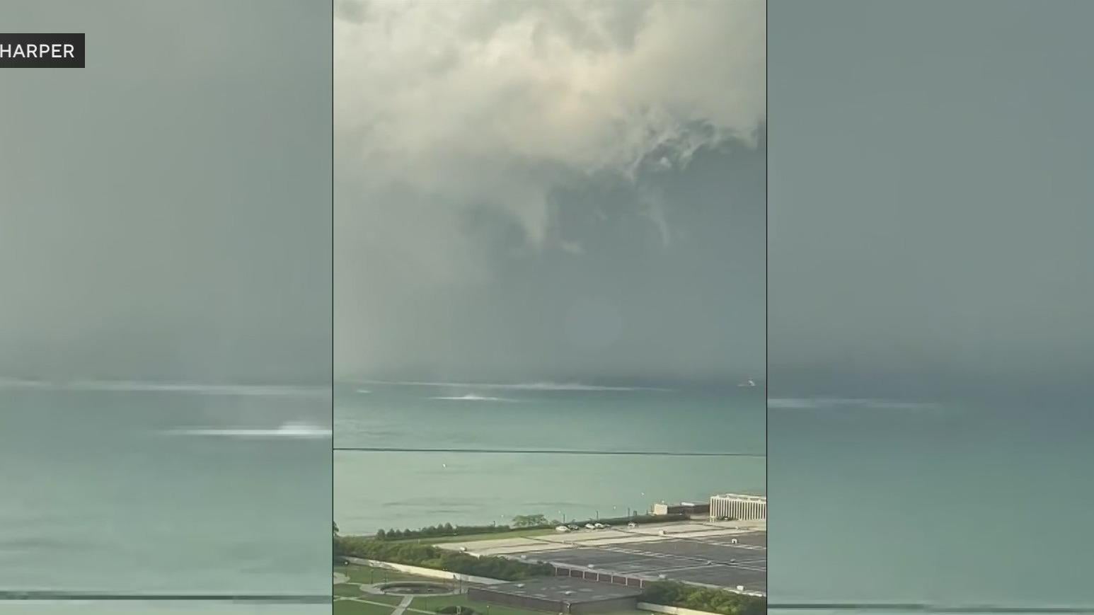 NWS: Waterspout was spotted just offshore near North Avenue Beach - CBS ...
