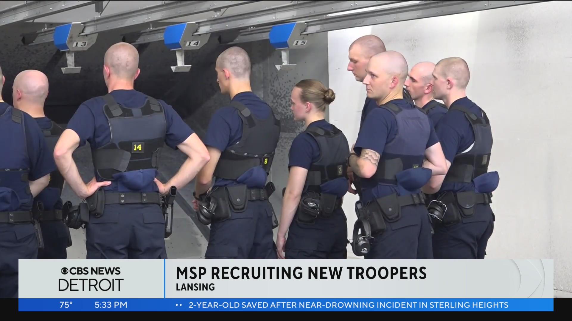Michigan State Police revamps its recruiting - CBS Detroit