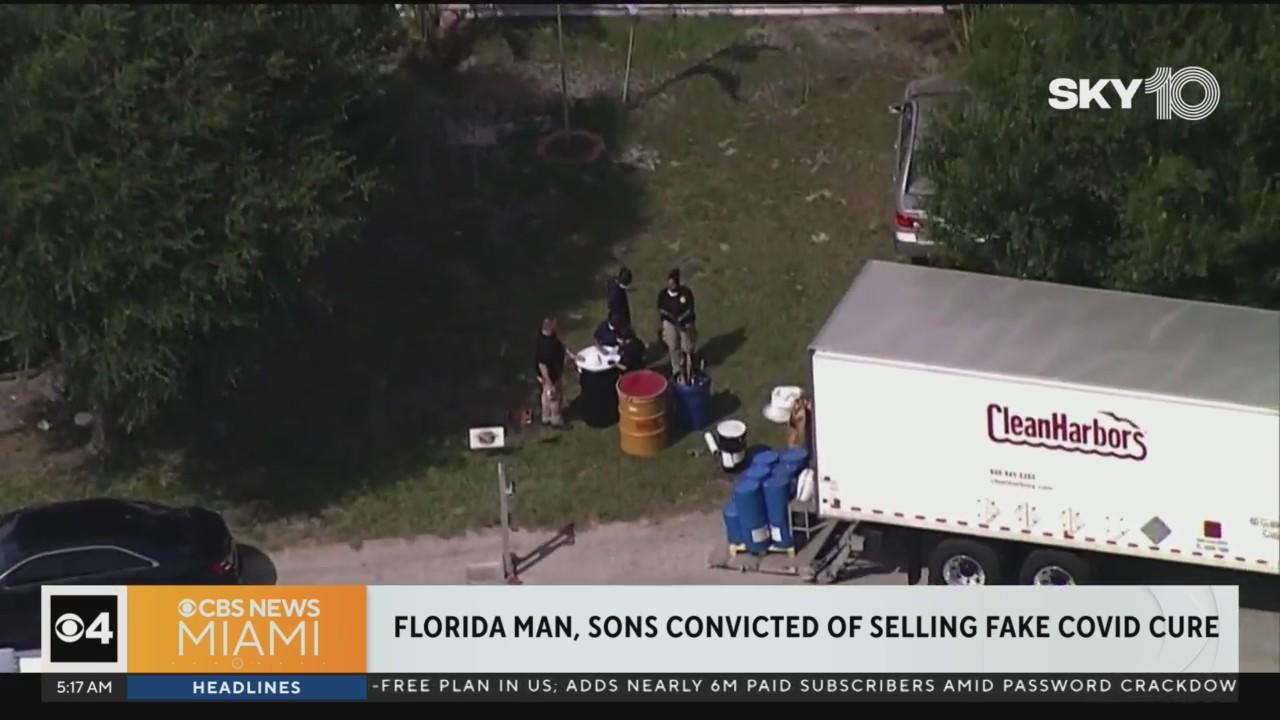 Florida man, 3 sons convicted of selling bleach as fake COVID-19 cure ...