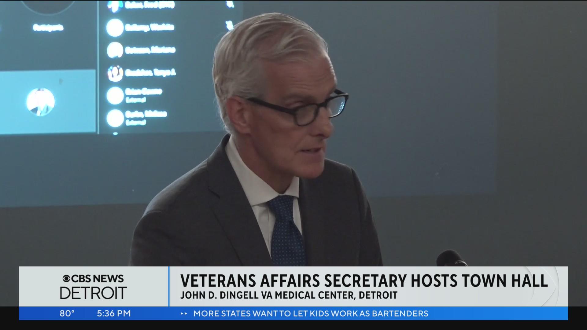 VA head visits Detroit to repair trust at John D. Dingell VA Medical ...