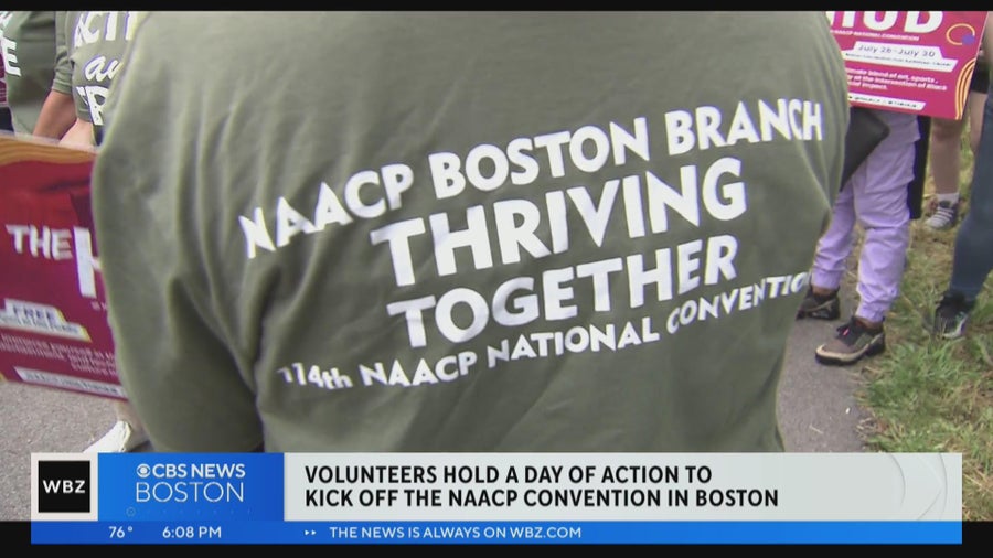 Boston NAACP holds day of action ahead of national convention - CBS Boston