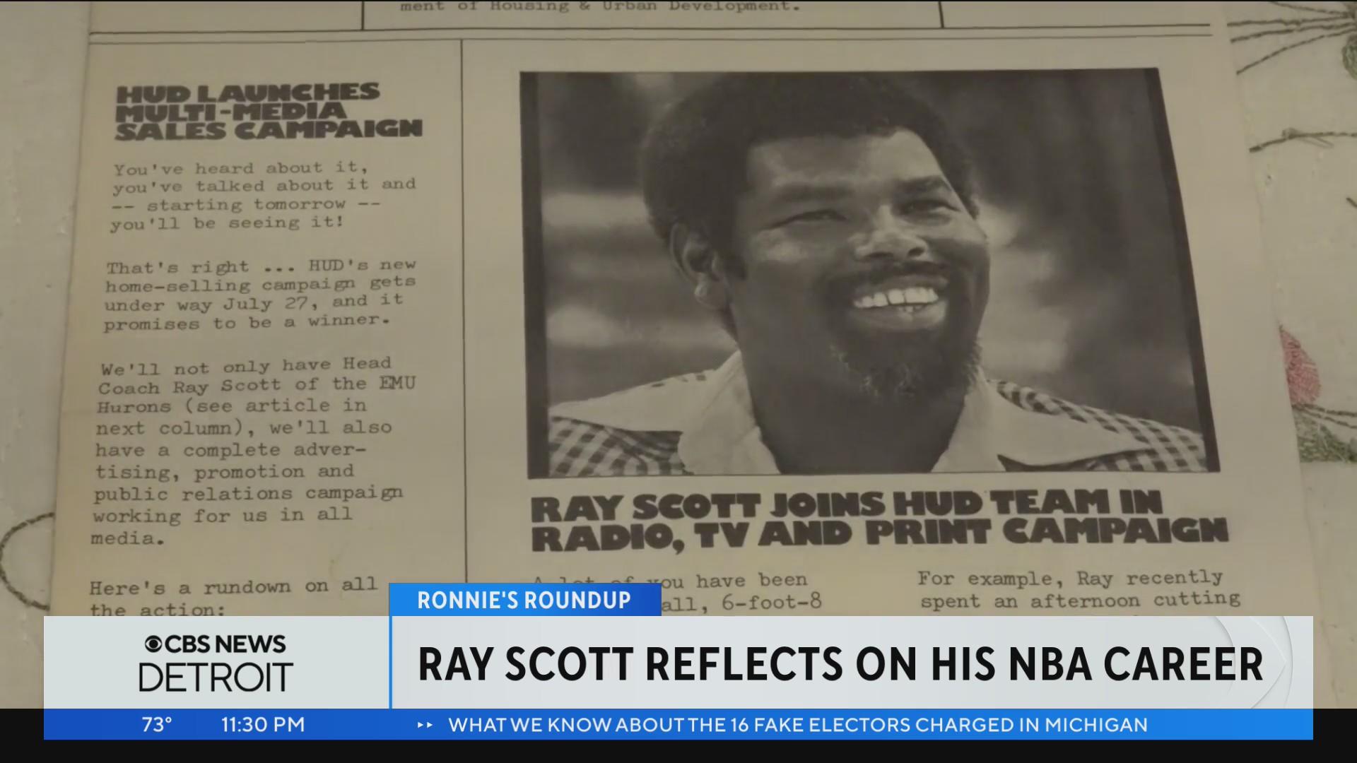 Former Detroit Pistons player, coach Ray Scott reflects on NBA career - CBS Detroit