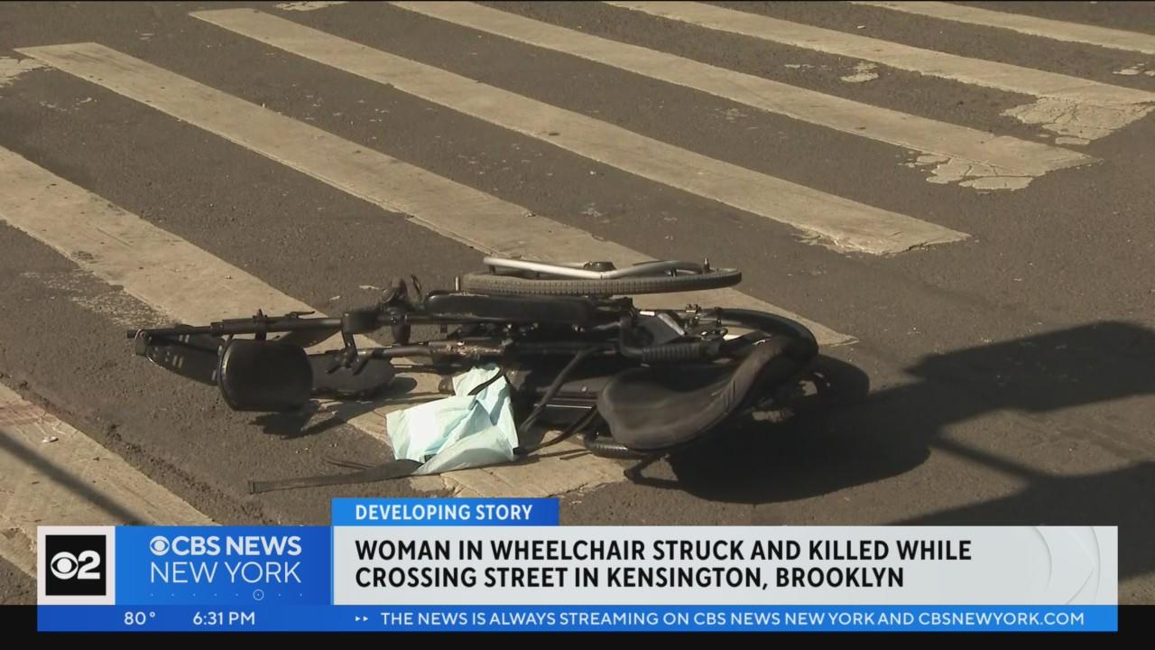 Police: Woman in wheelchair struck and killed by SUV in Brooklyn - CBS ...