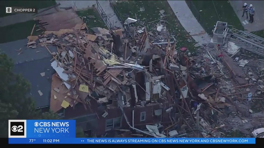 Demolition begins at site of Newark apartment building explosion - CBS ...