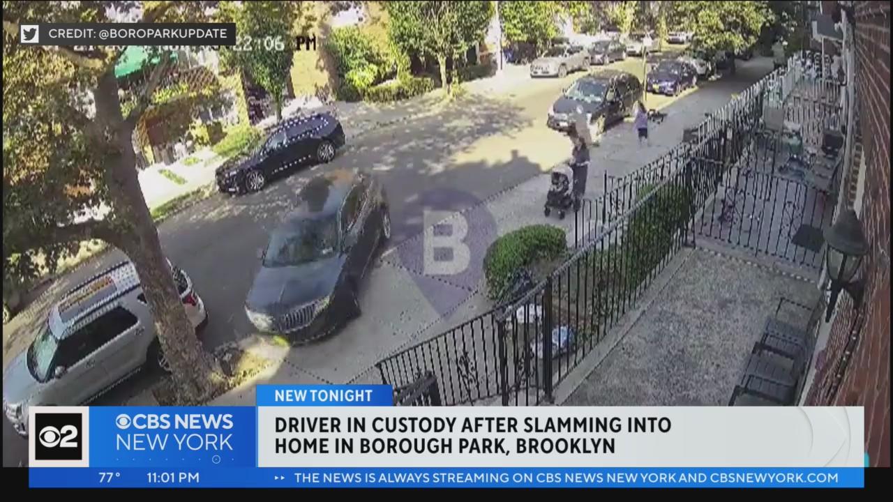 Caught on camera: Out-of-control driver nearly hits woman & child ...