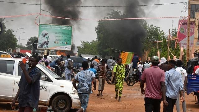 Niger general who helped stage coup declares himself country's new ...