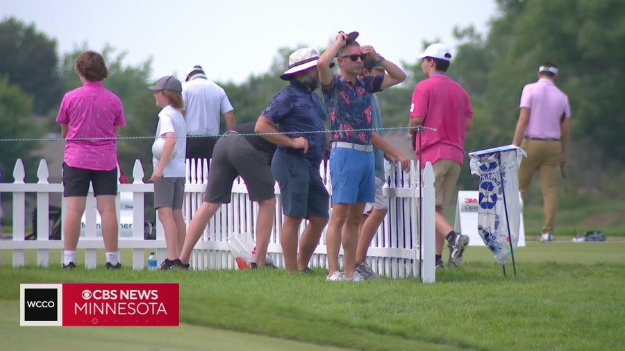 Golf fans seek refuge from brutal heat on first day of 3M Open in ...