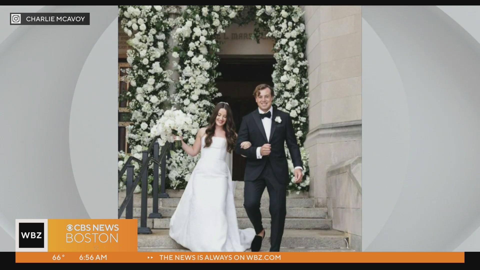 Bruins' Charlie McAvoy celebrates wedding at Boston Public Library ...
