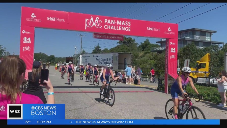 Pan-Mass Challenge cyclists finish ride, hope to raise record $70 ...