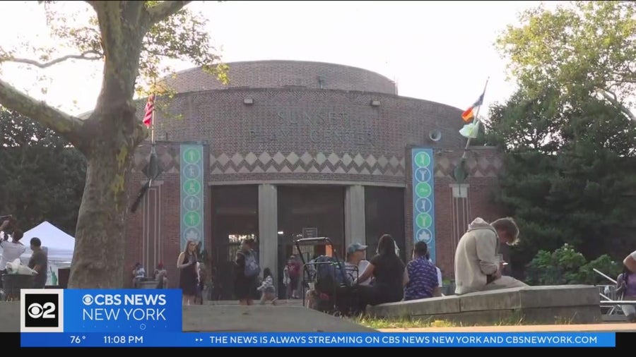 Residents protest asylum seeker shelter at Sunset Park Recreation ...