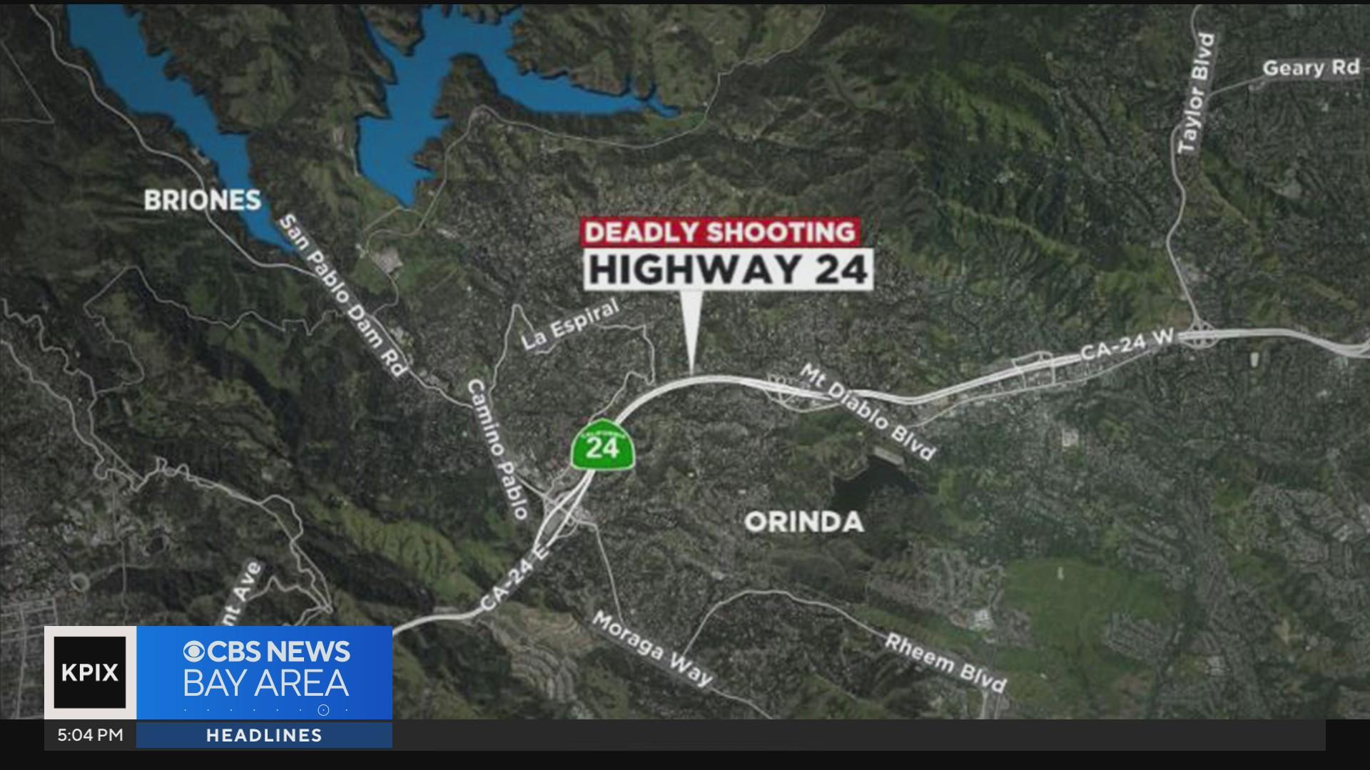 Shooting on Orinda freeway in late July leaves 1 dead, CHP says - CBS ...