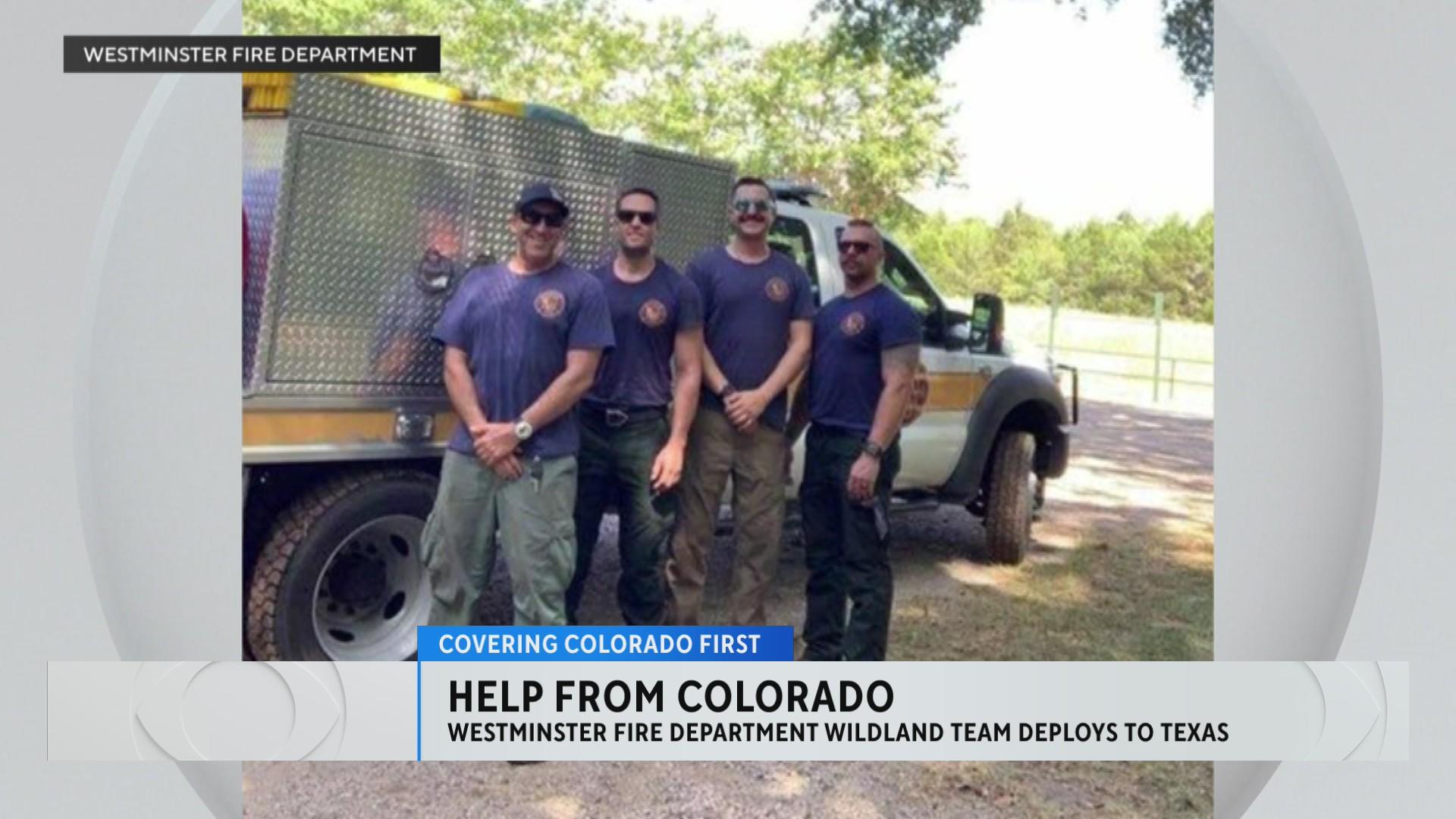 Westminster Fire Department Wildland Team deployed to large fire in ...