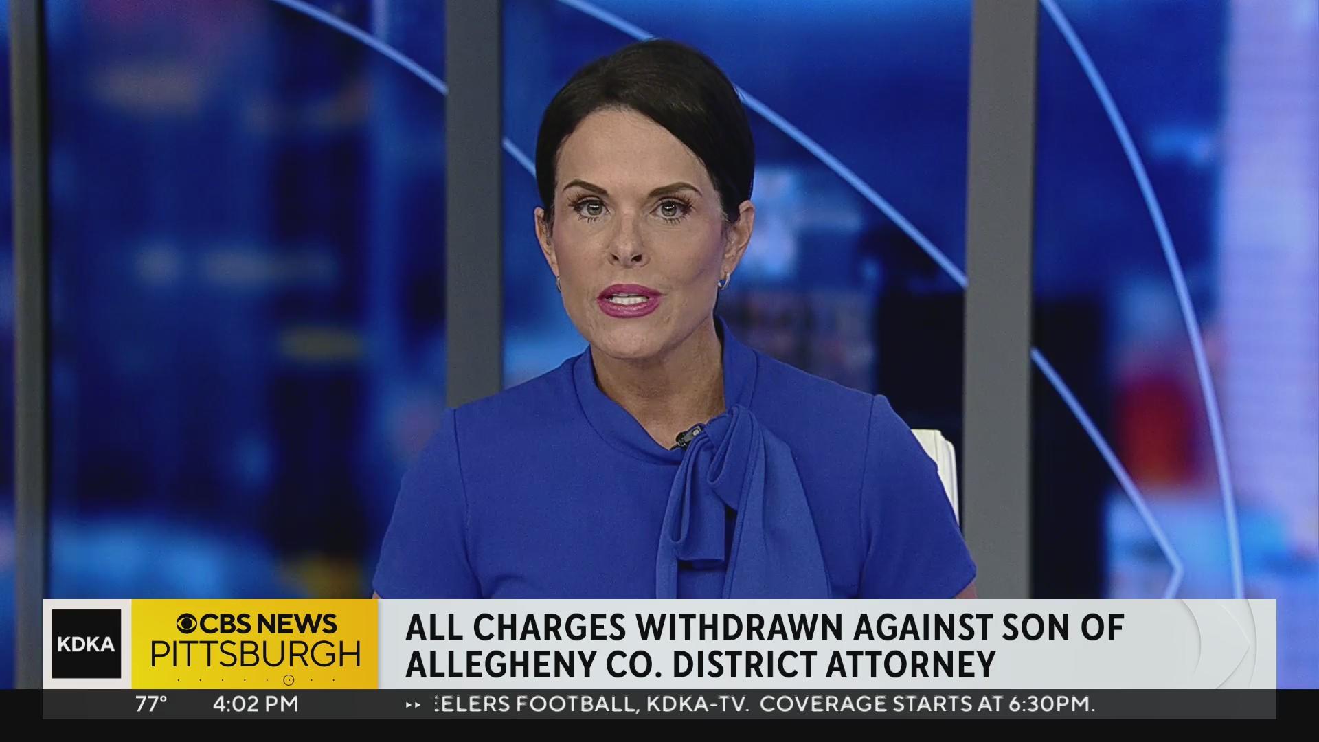 Assault, harassment charges withdrawn against DA Zappala's son - CBS ...