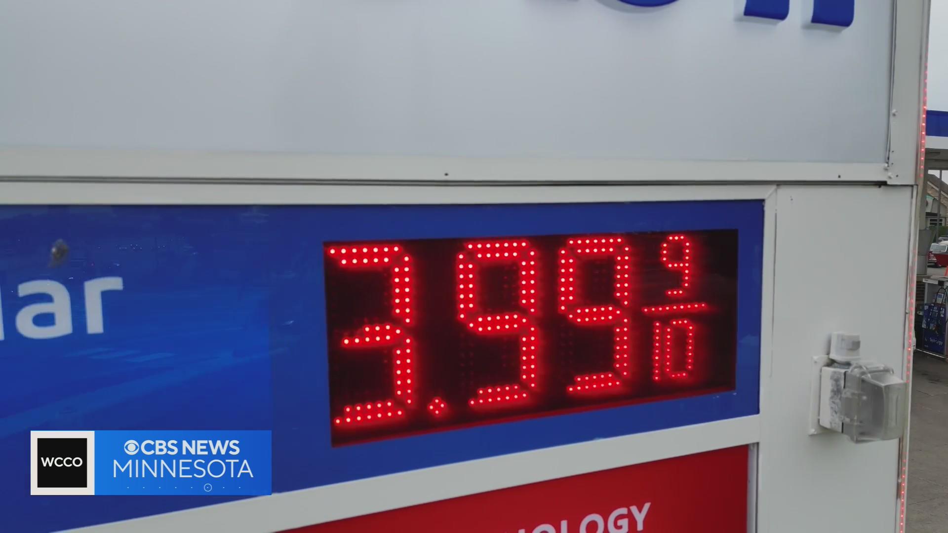 Why do gas prices always end in nine-tenths of a cent? - CBS Minnesota