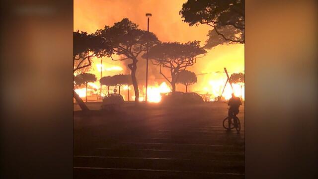 Maui wildfire crews continue to fight "flare-ups" in Lahaina and inland ...