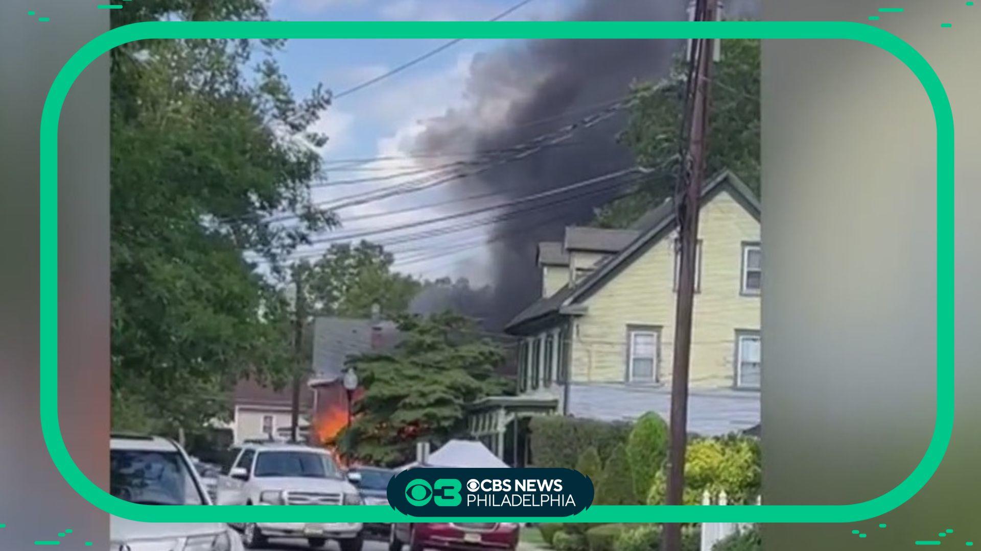 3 firefighters injured battling 5-alarm fire in Mount Holly; blaze ...