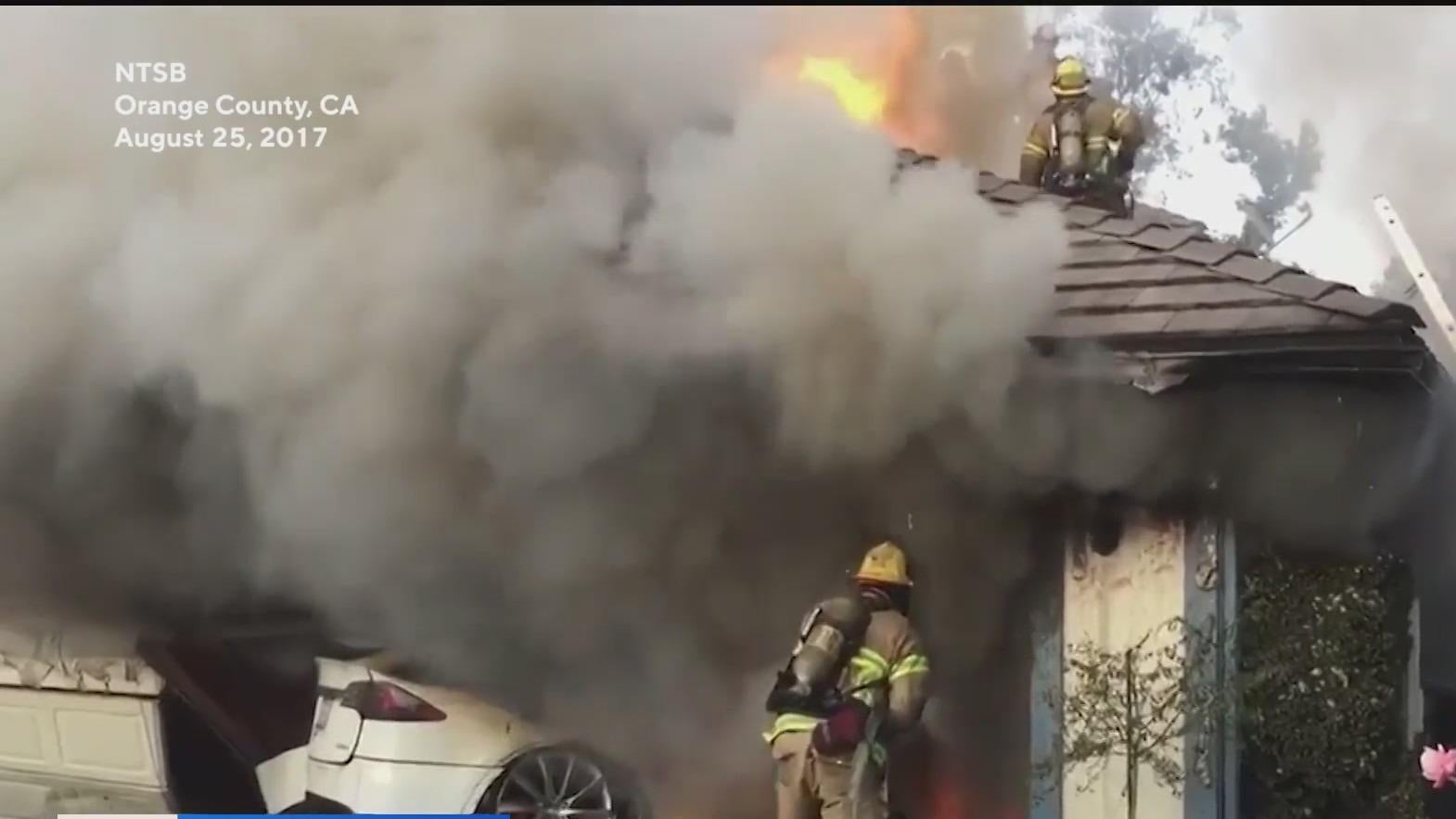 Electric VTA bus catches fire at San Jose yard; 2 mechanics injured ...