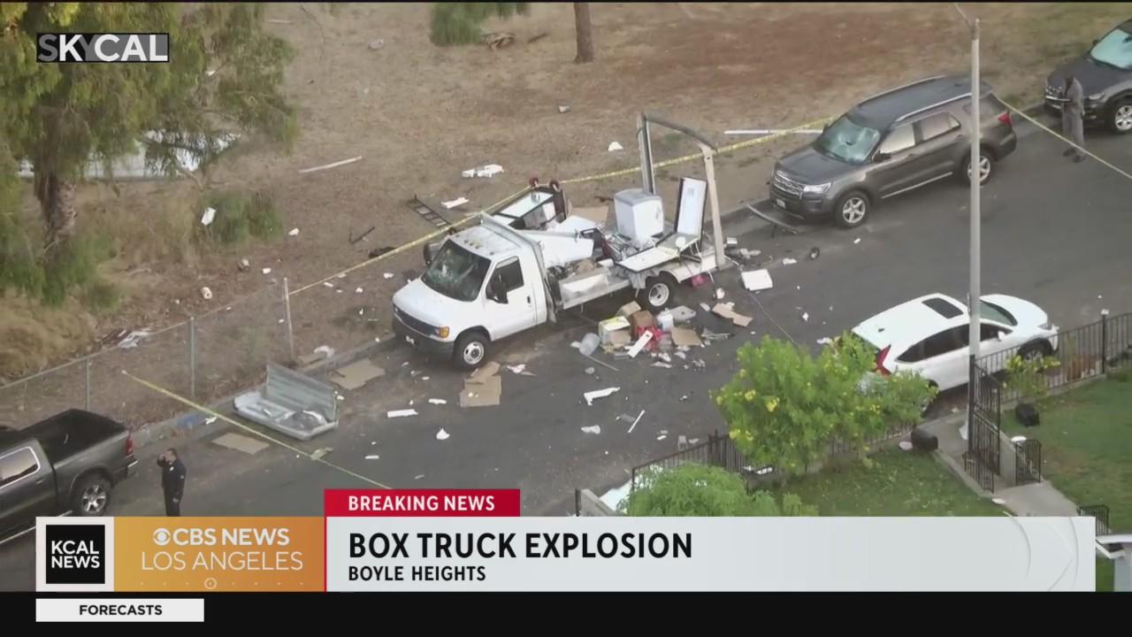 Boyle Heights box truck explosion rattles neighborhood, damages ...