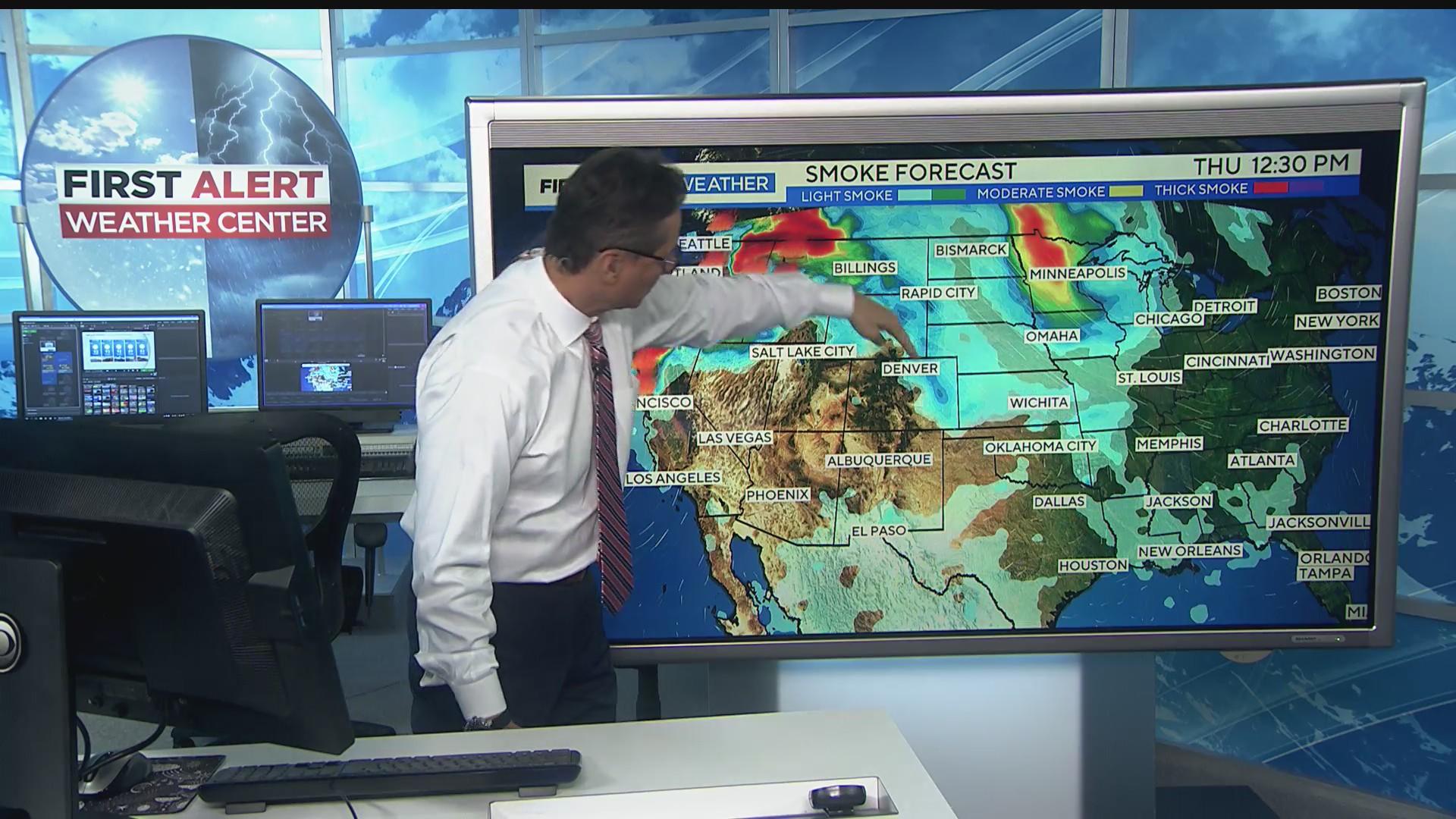 Hazy skies for Front Range, Denver & eastern Colorado Plains from ...