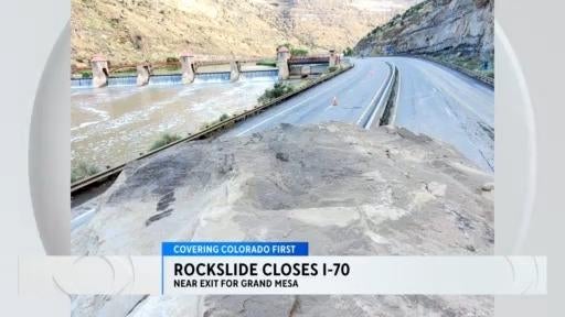Eastbound I-70 reopened after rock slide in Mesa County; 1 seriously ...