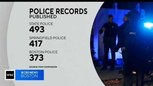 Police disciplinary records now available online in Massachusetts - CBS ...