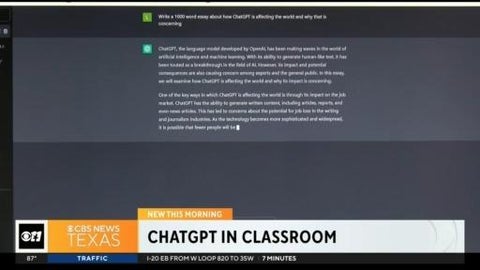 Some in education find Chat GPT controversial, here's why - CBS Texas