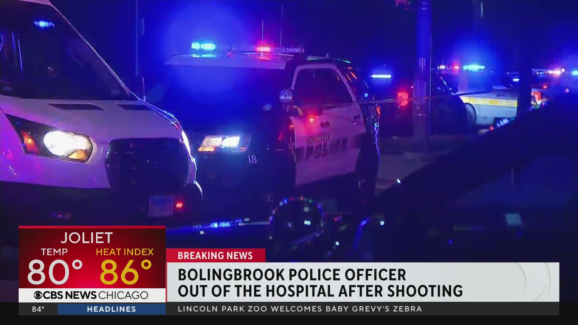 Suspect charged with shooting Bolingbrook police officer - CBS Chicago