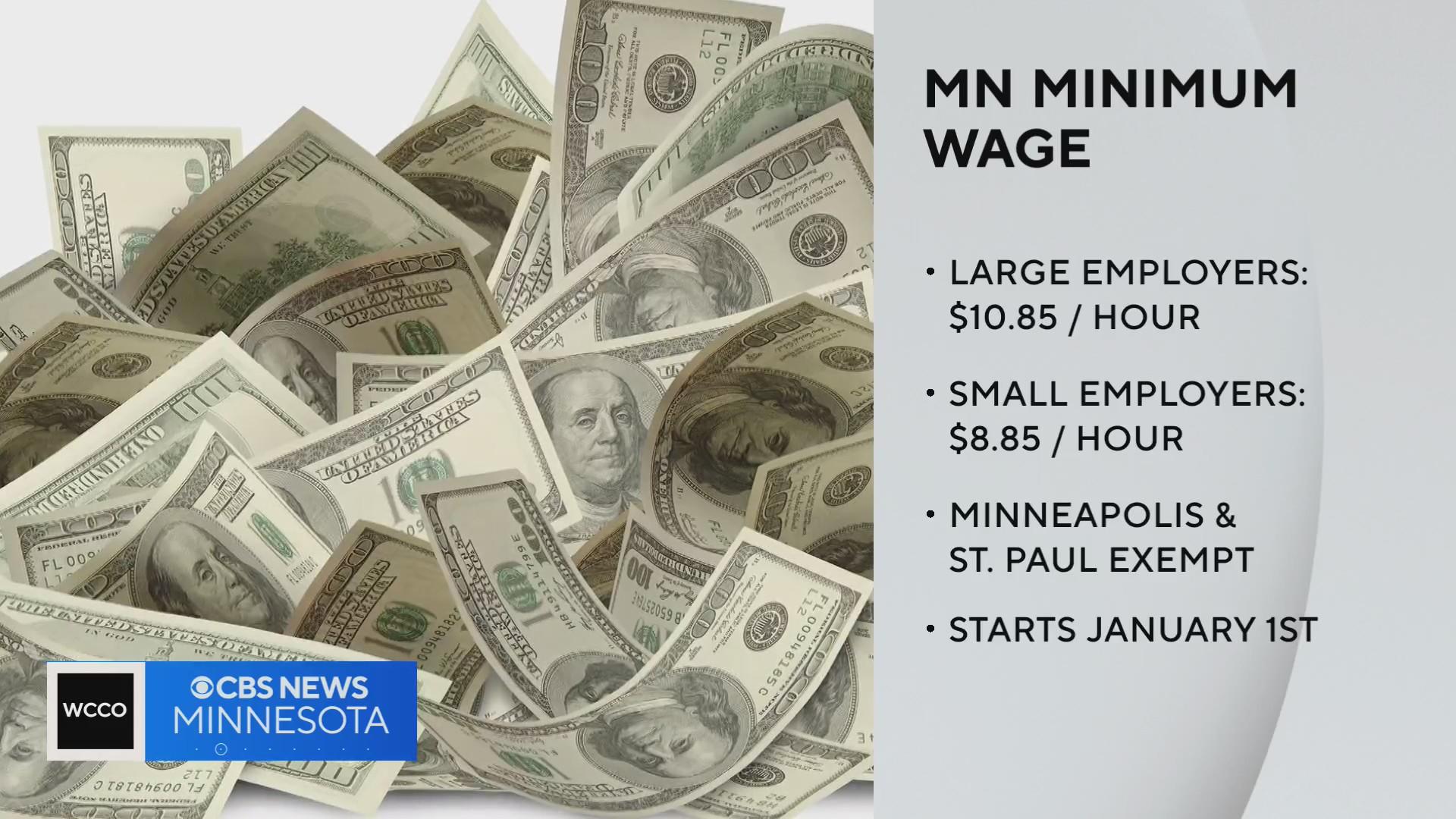 Minnesota's minimum wage rates will increase to adjust for inflation on ...